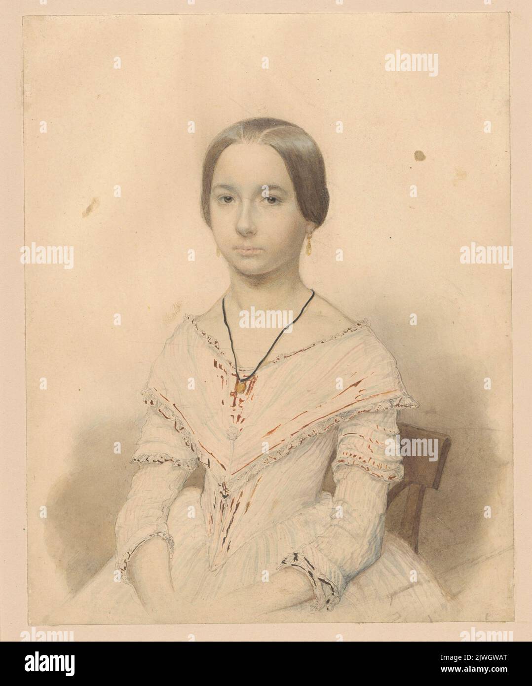 Portrait of Marie Scholtz, the artist’s elder sister at the age of 17/ ...