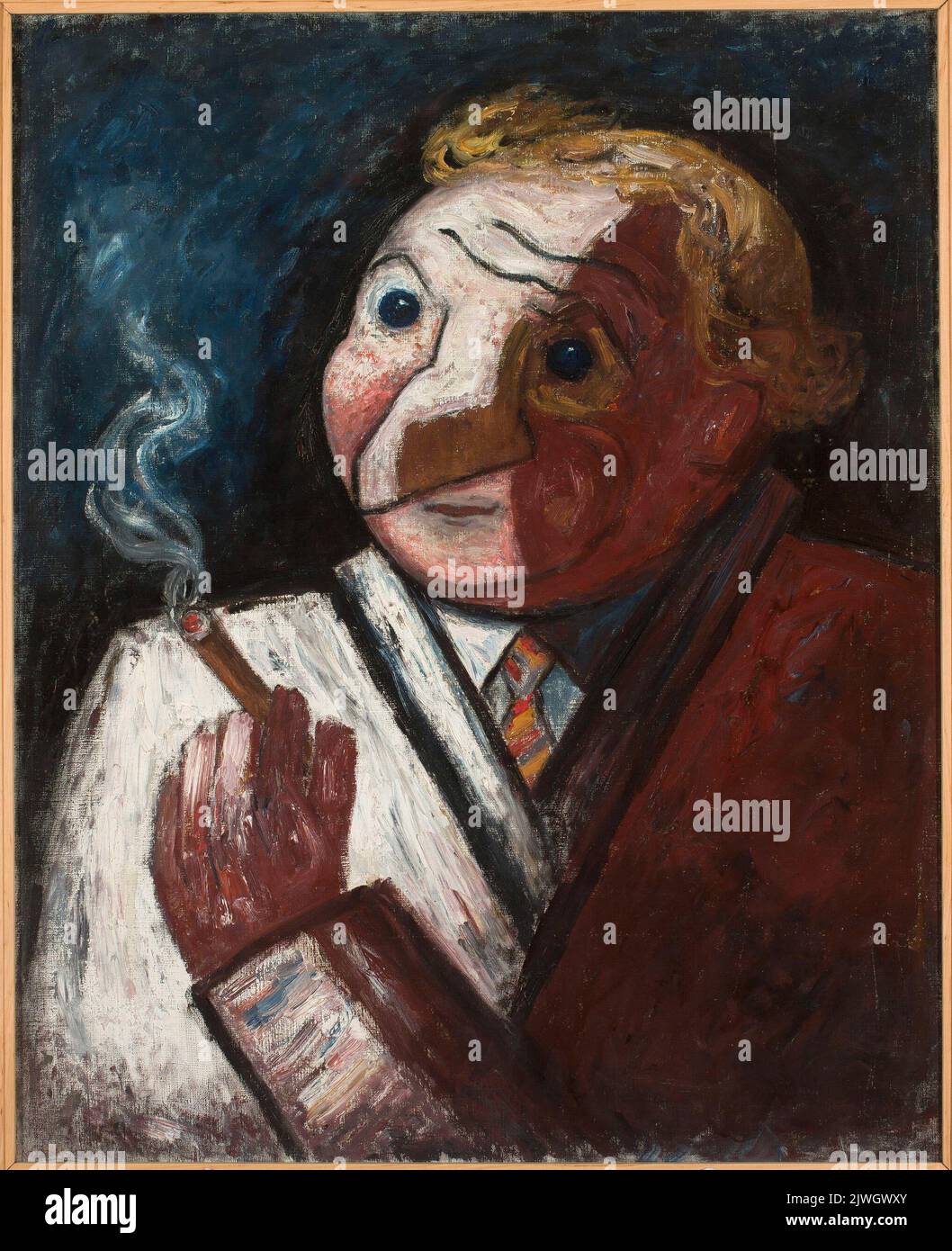 Man with a cigar (Stephane Manier). Makowski, Tadeusz (1882-1932 ...