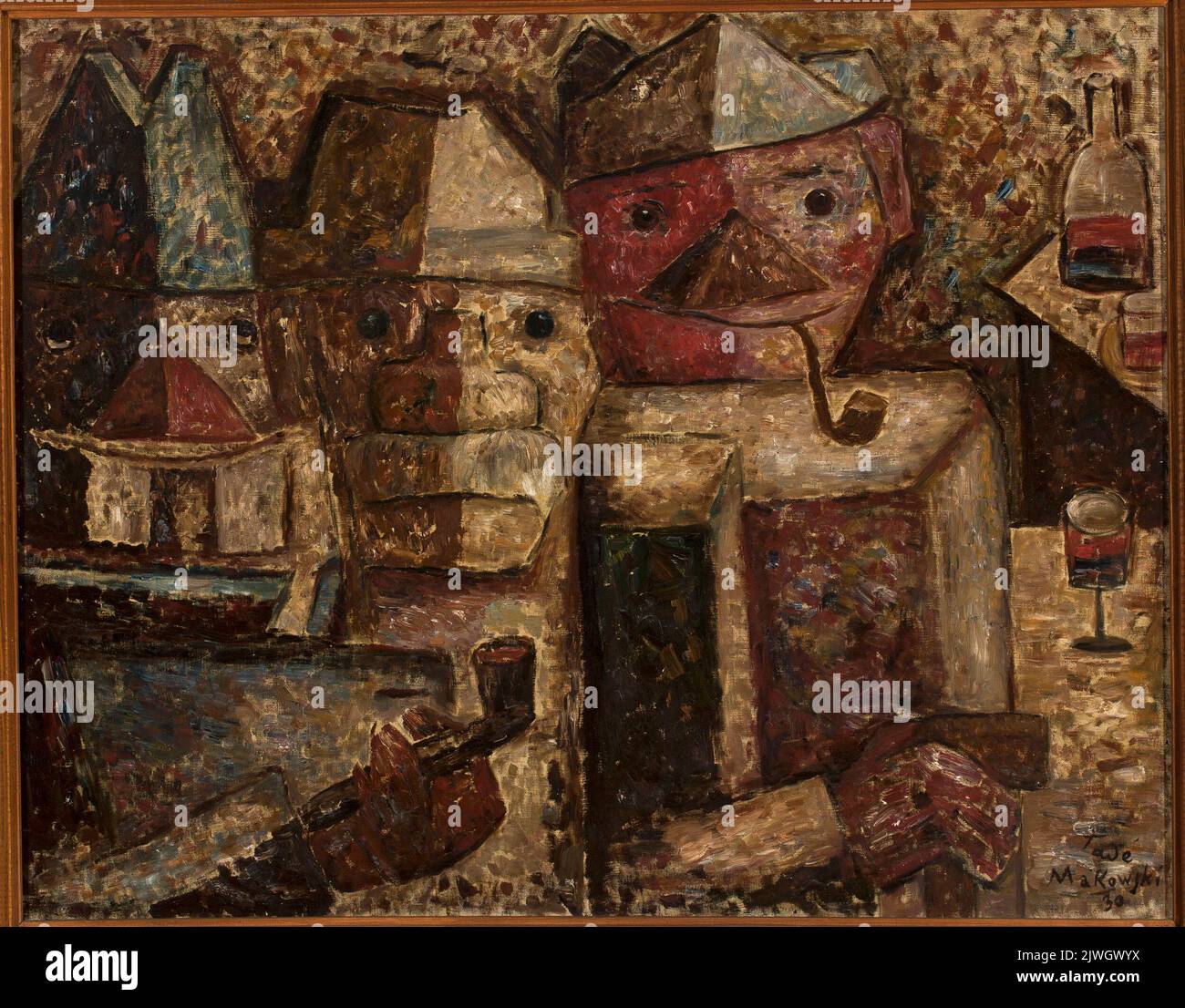 La Buvette. Makowski, Tadeusz (1882-1932), painter Stock Photo - Alamy