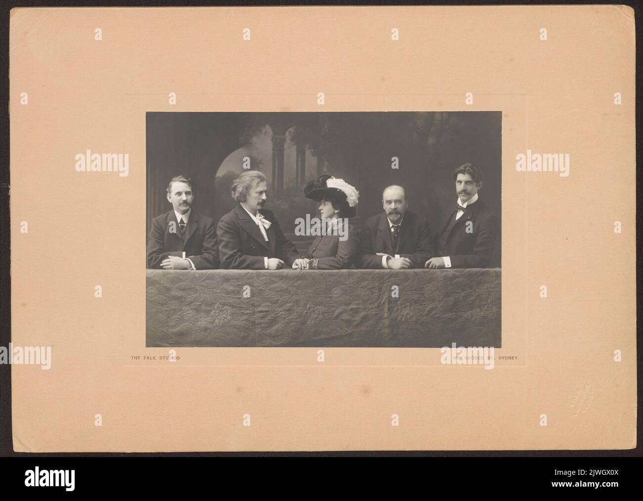 Ignacy Jan and Helena Paderewski in the company of William Adlington ...