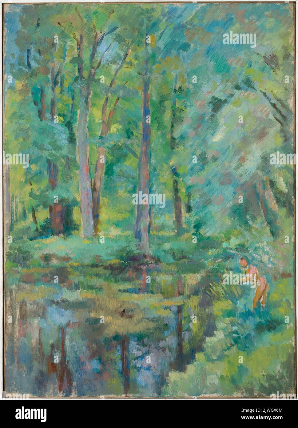 Kąpiąca się. Wąsowicz, Wacław (1891-1942), painter Stock Photo - Alamy