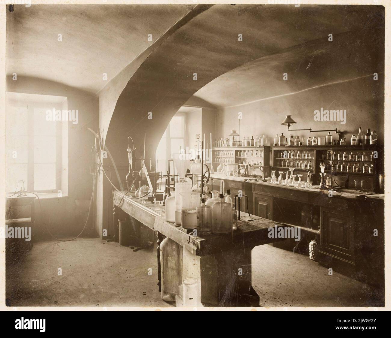 Warsaw. Museum of Industry and Agriculture, chemical laboratory ...