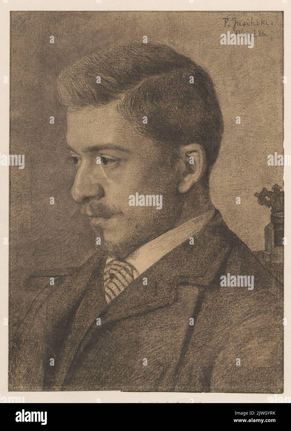 Portrait of Gustaw Jasiński. Jasiński, Feliks Stanisław (1862-1901 ...