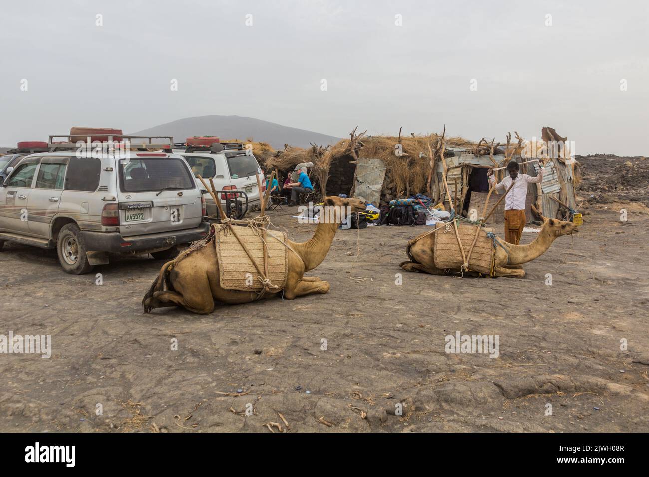 Caravan cars desert hi-res stock photography and images - Alamy
