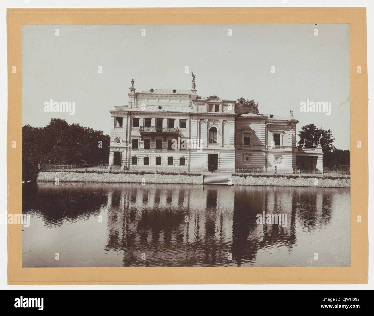 Kalisz. Building of the municipal theatre (erected in 1896-1900 ...
