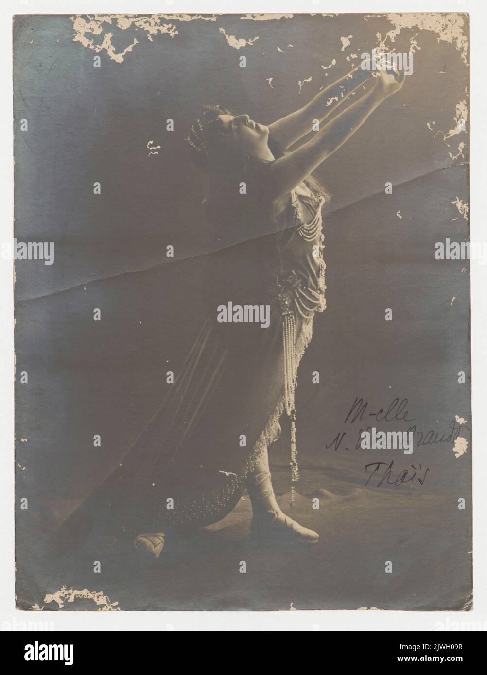 Portrait of Nadezhda Van-Brandt (1882-1925 or 1948), singer, in the ...