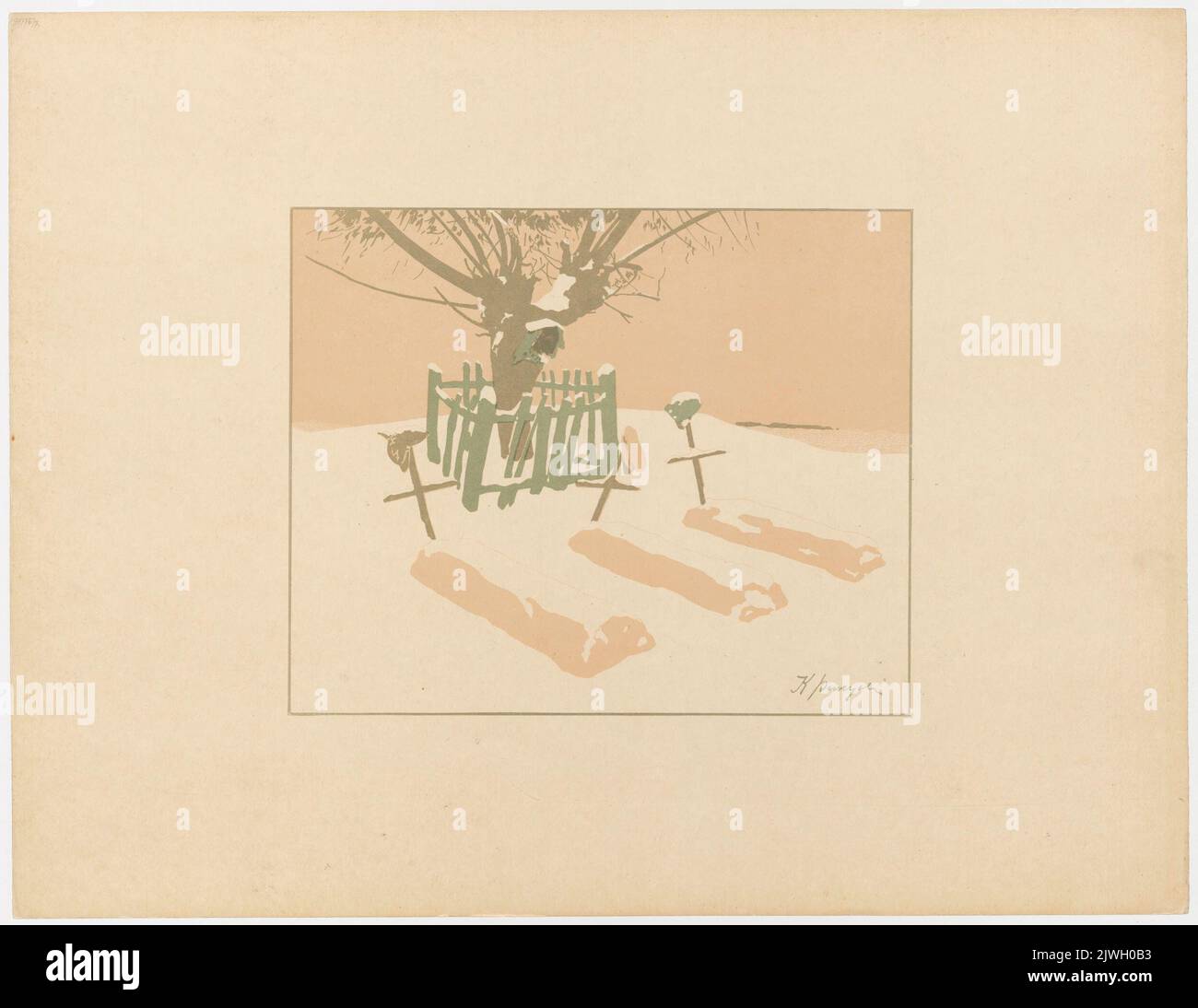 Graves, chart 7 from the “Print Portfolio Warsaw 1915". Cotty, Jan ...