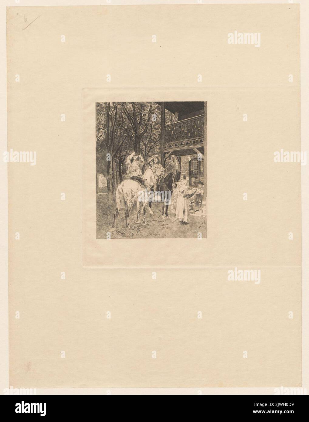 Sans débrider, state III. Jasiński, Feliks Stanisław (1862-1901 ...