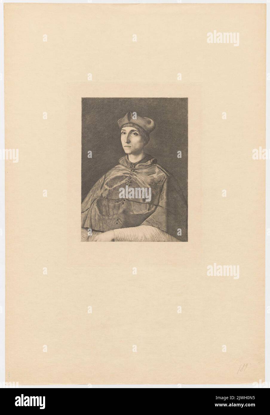 Le Cardinal Bibbiena. Wittmann Ch., Imprimérie, Paris (fl. ca 1891-1907 ...