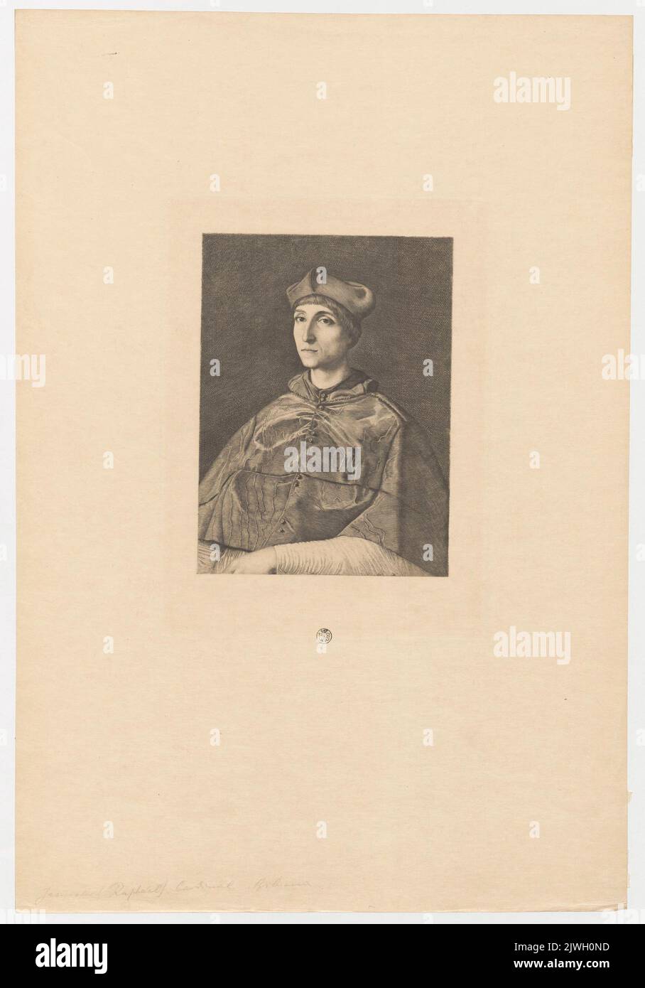 Le Cardinal Bibbiena. Wittmann Ch., Imprimérie, Paris (fl. ca 1891-1907 ...