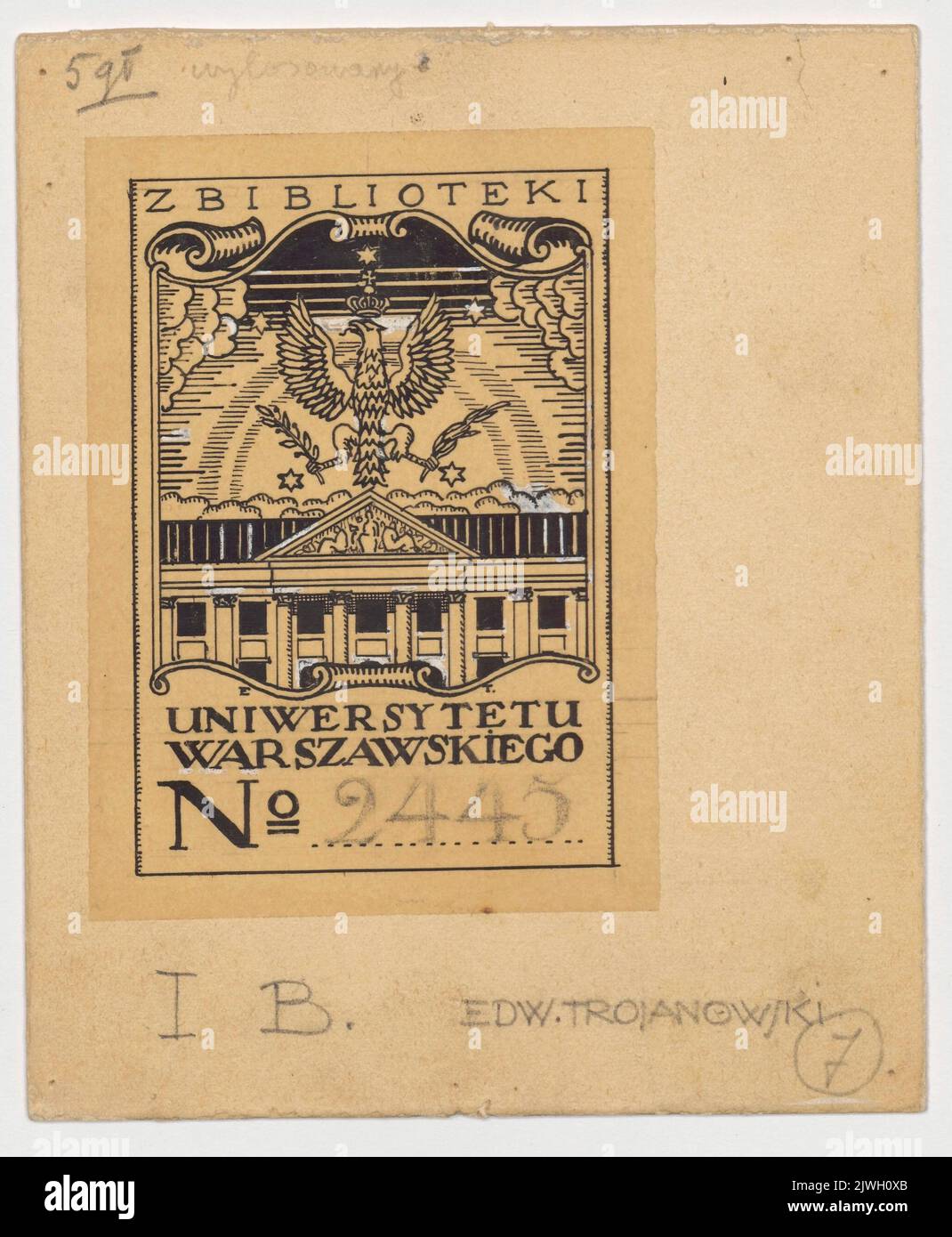 Artists bookplate hi-res stock photography and images - Alamy
