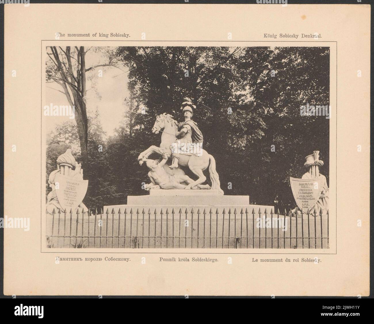 `King John III Sobieski monument`. Winiarski, Stanisław (Warszawa ...