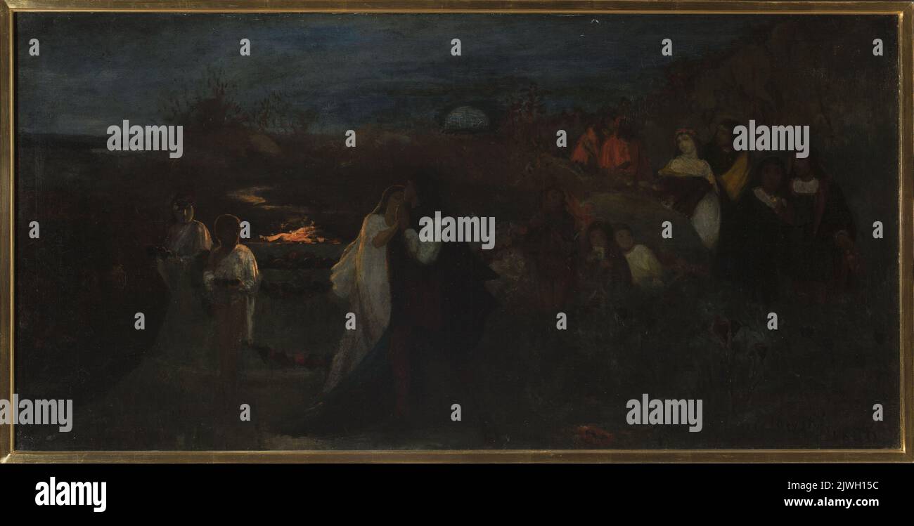 Garden of love. Chmielowski, Adam (1845-1916), painter Stock Photo - Alamy