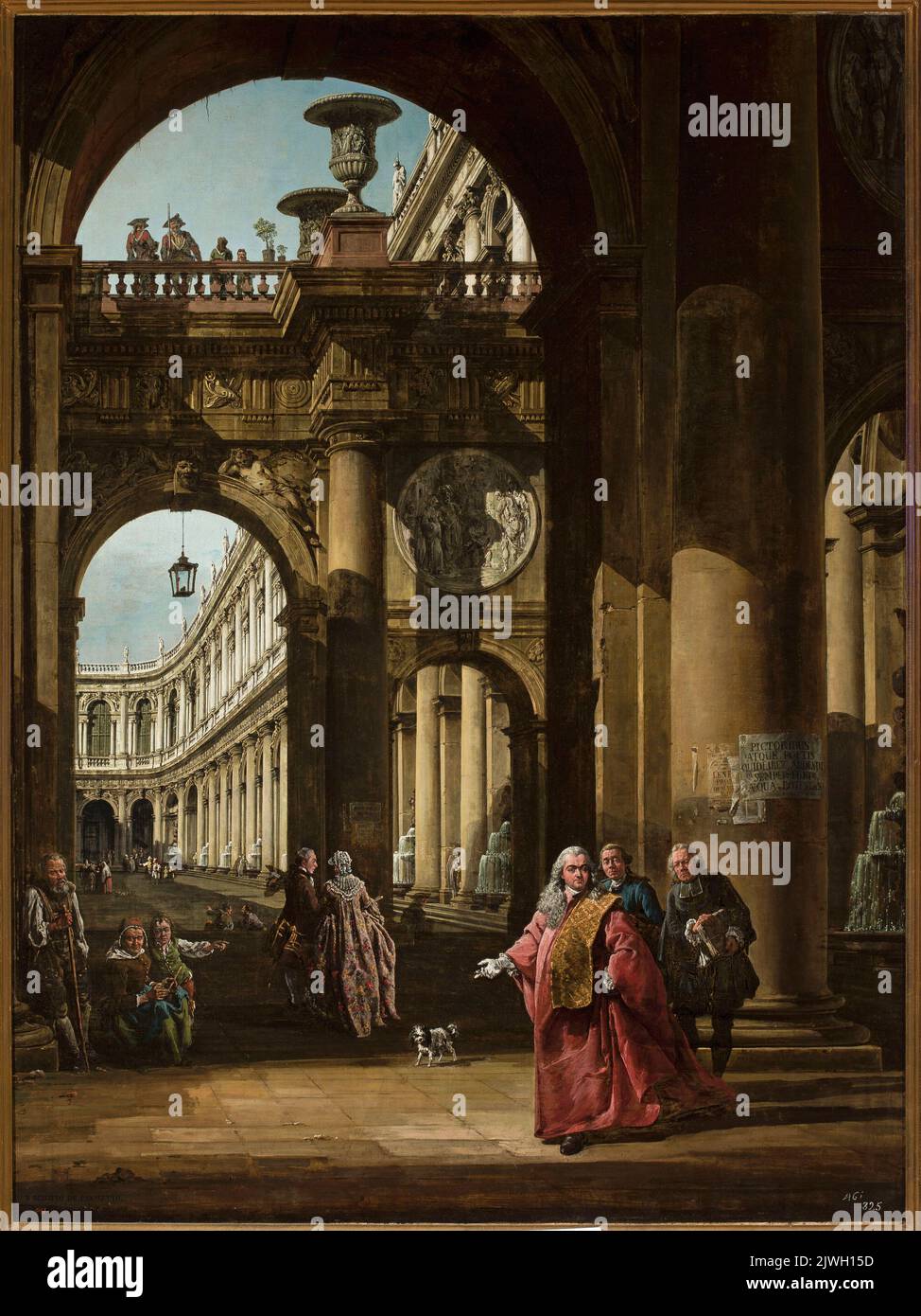 Self-portrait in the attire of the Venetian Procurator. Bellotto ...