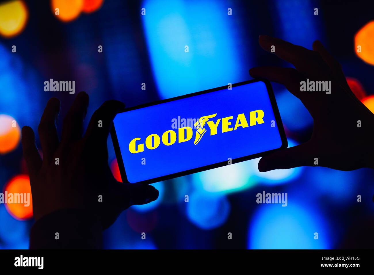 Brazil. 5th Sep, 2022. In this photo illustration, the Goodyear Tire ...