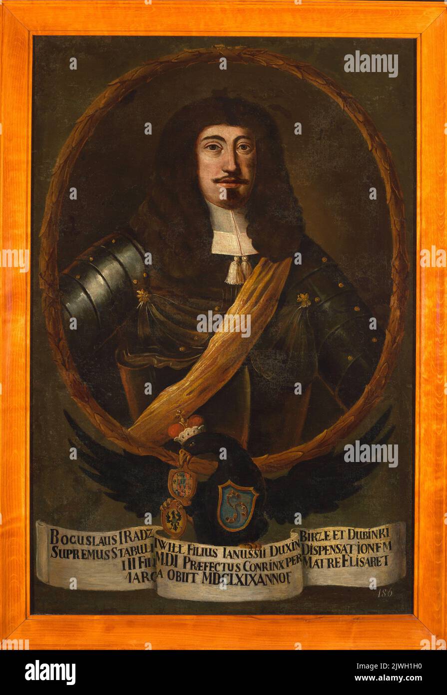 Portrait of Bogusław Radziwiłł (1620–1669). unknown, painter Stock ...