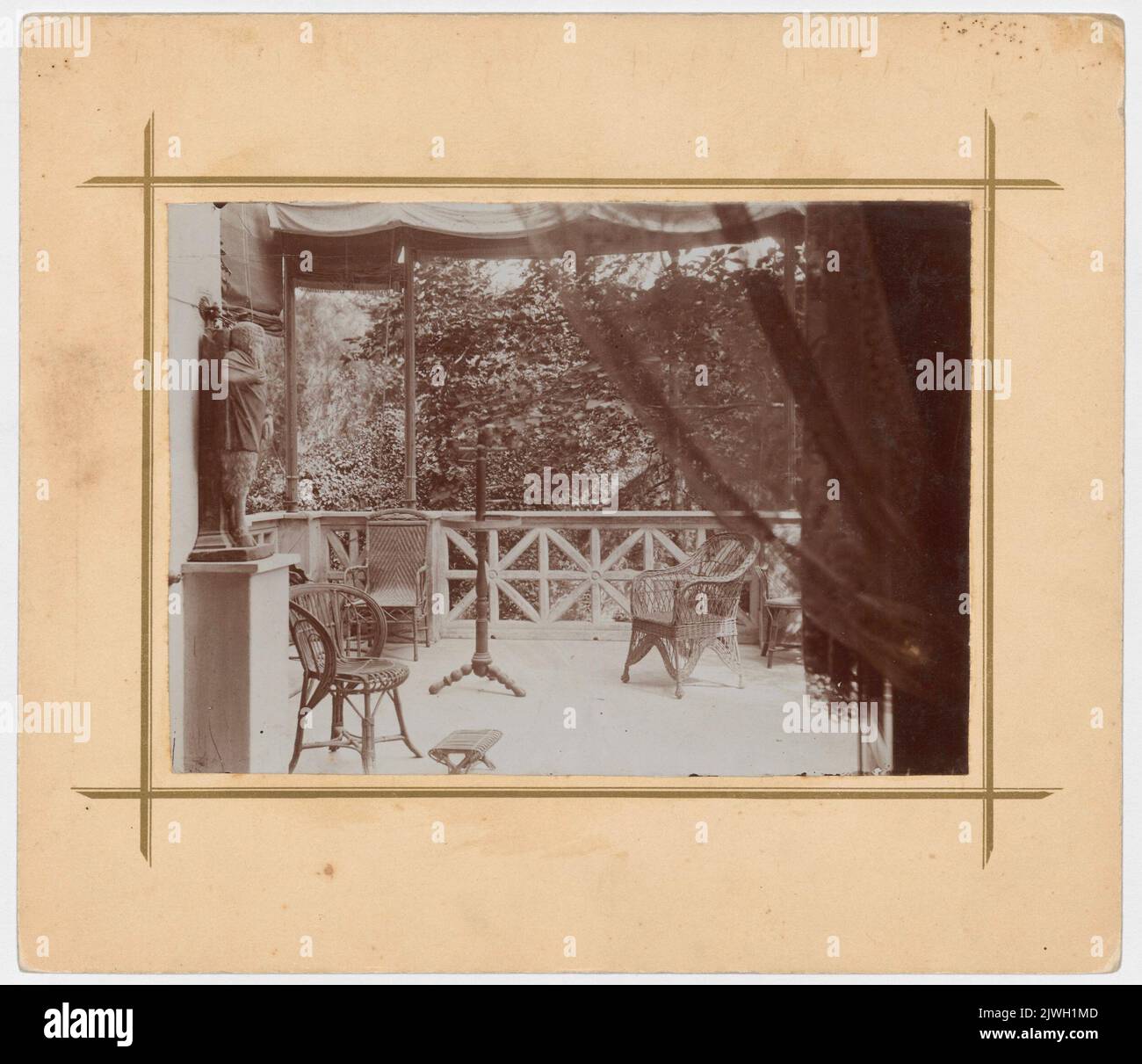 The villa of Henryk Siemiradzki in the via Gaeta in Rome – veranda ...