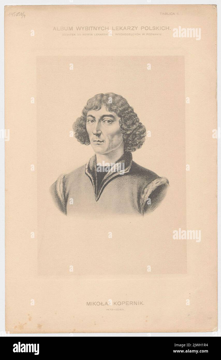 Portrait of Nicolaus Copernicus, from: Album of distinguished Polish ...