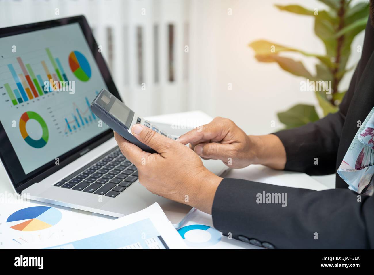 Asian accountant type keyboard to enter information, working, calculate ... Asian accountant type keyboard to enter information, working, calculate ...
