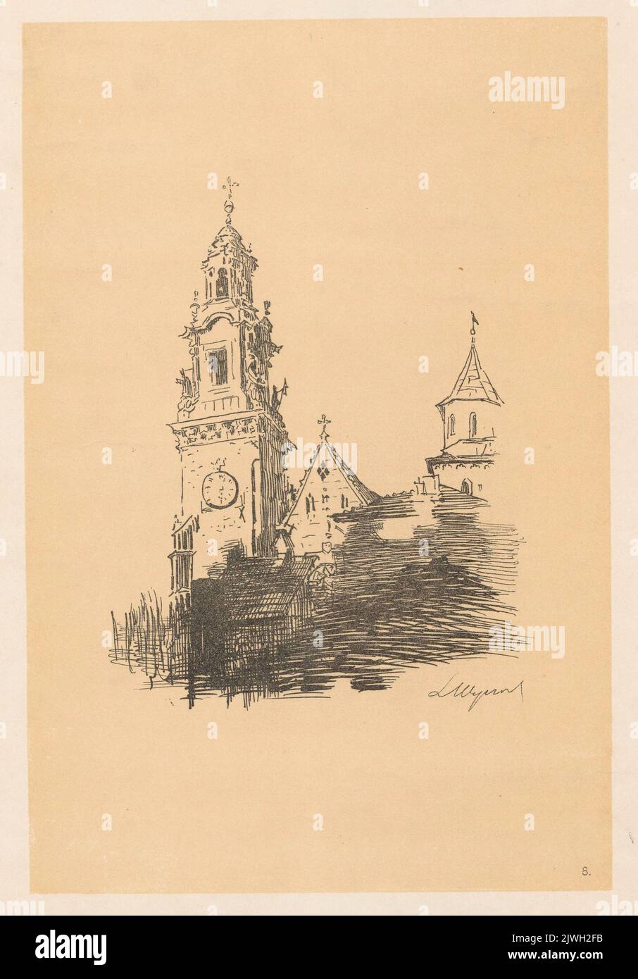 The Clock Tower (Wawel Castle). Cotty, Jan (Warszawa ; drukarnia i ...