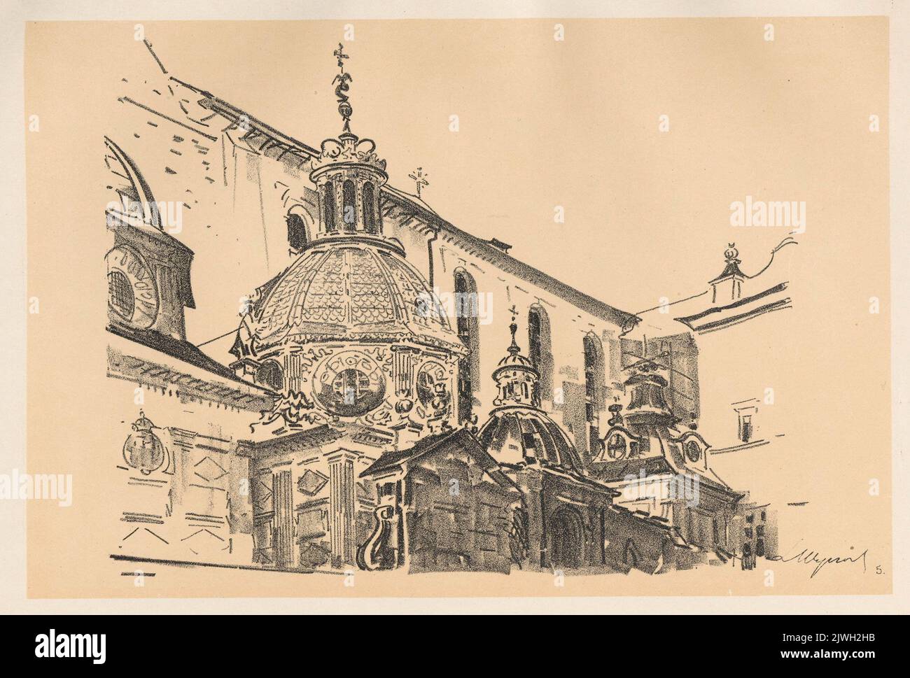 The Zygmunt Chapel. Cotty, Jan (Warszawa ; drukarnia i zakład ...