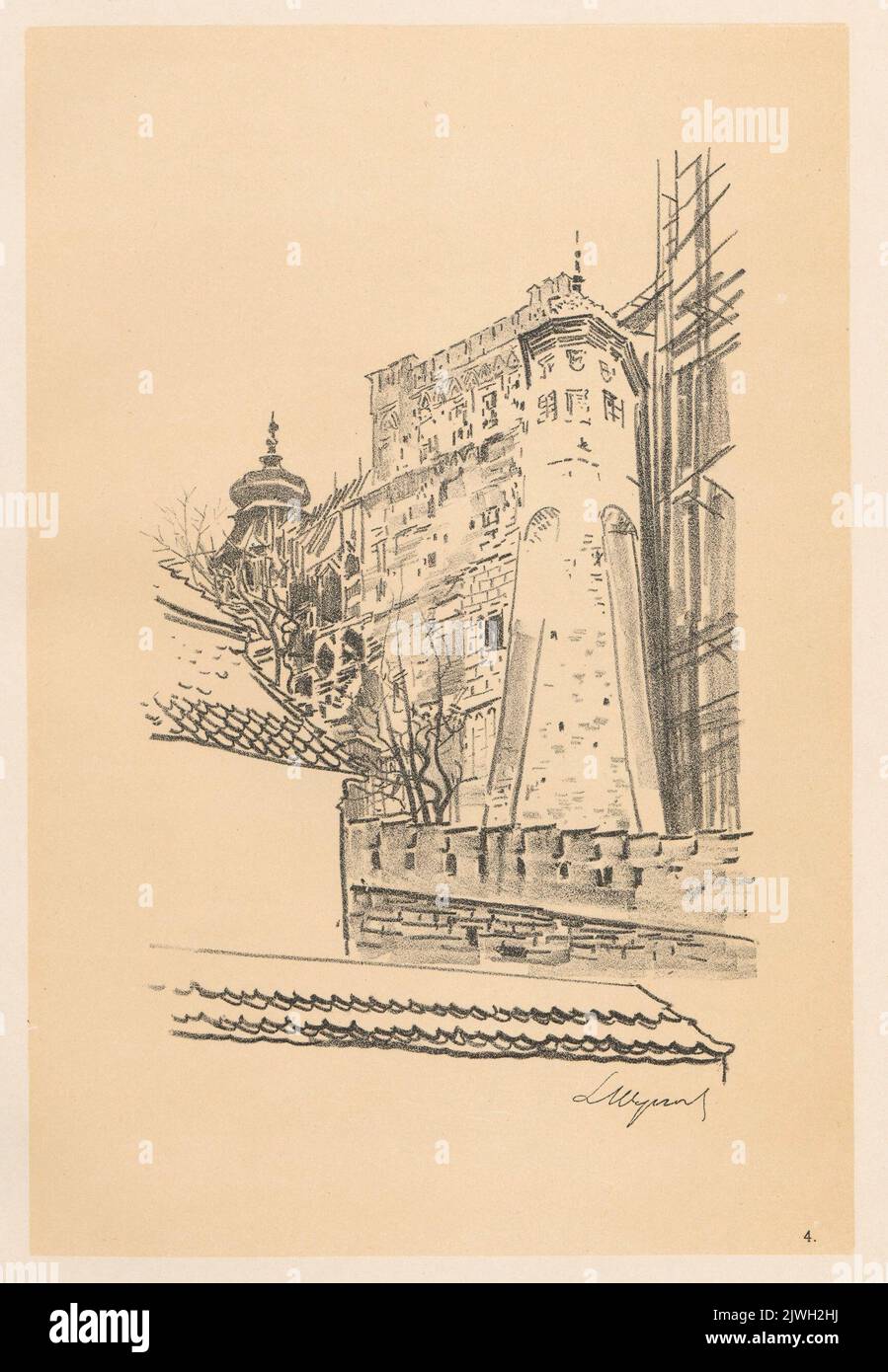 The “Kurza Stopka" (Hen’s Foot) turret. Cotty, Jan (Warszawa ...