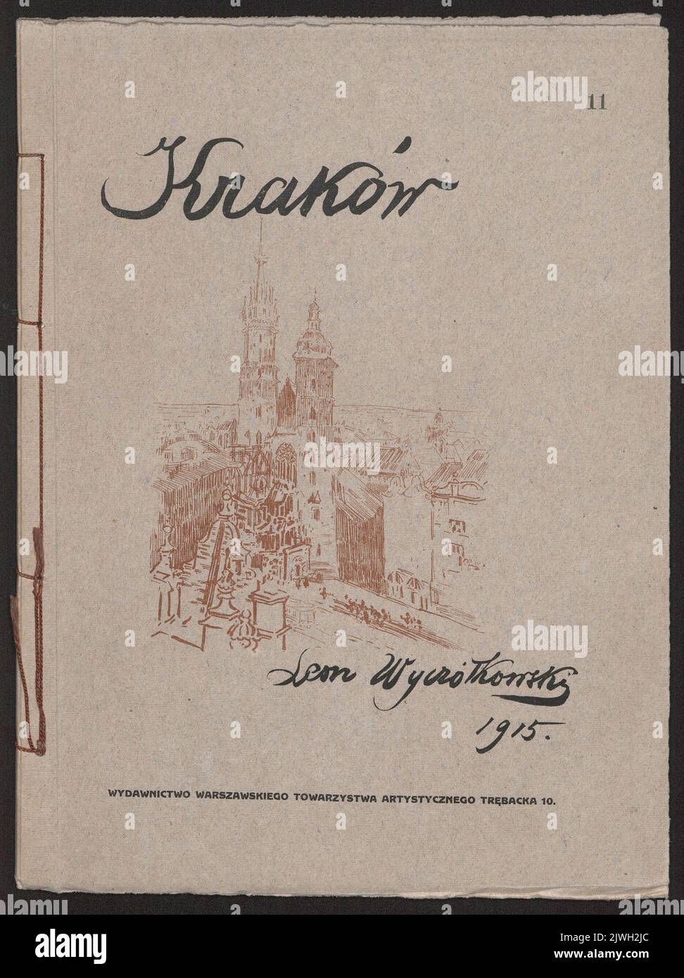 Krakow. Leon Wyczółkowski 1915. Cotty, Jan (Warszawa ; drukarnia i ...