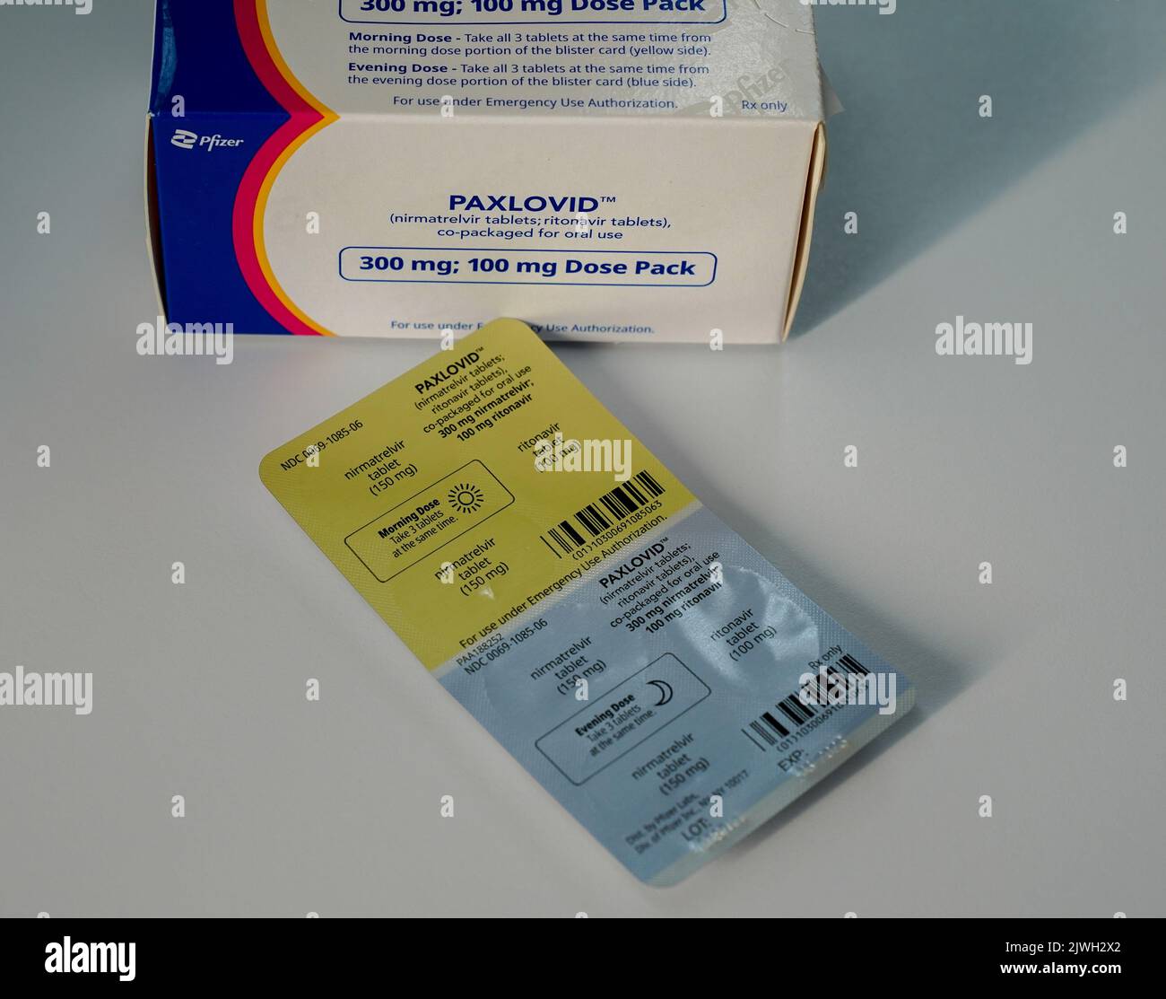 Antiviral medication PAXLOVID (nirmatrelvir tablets; ritonavir tablets ...