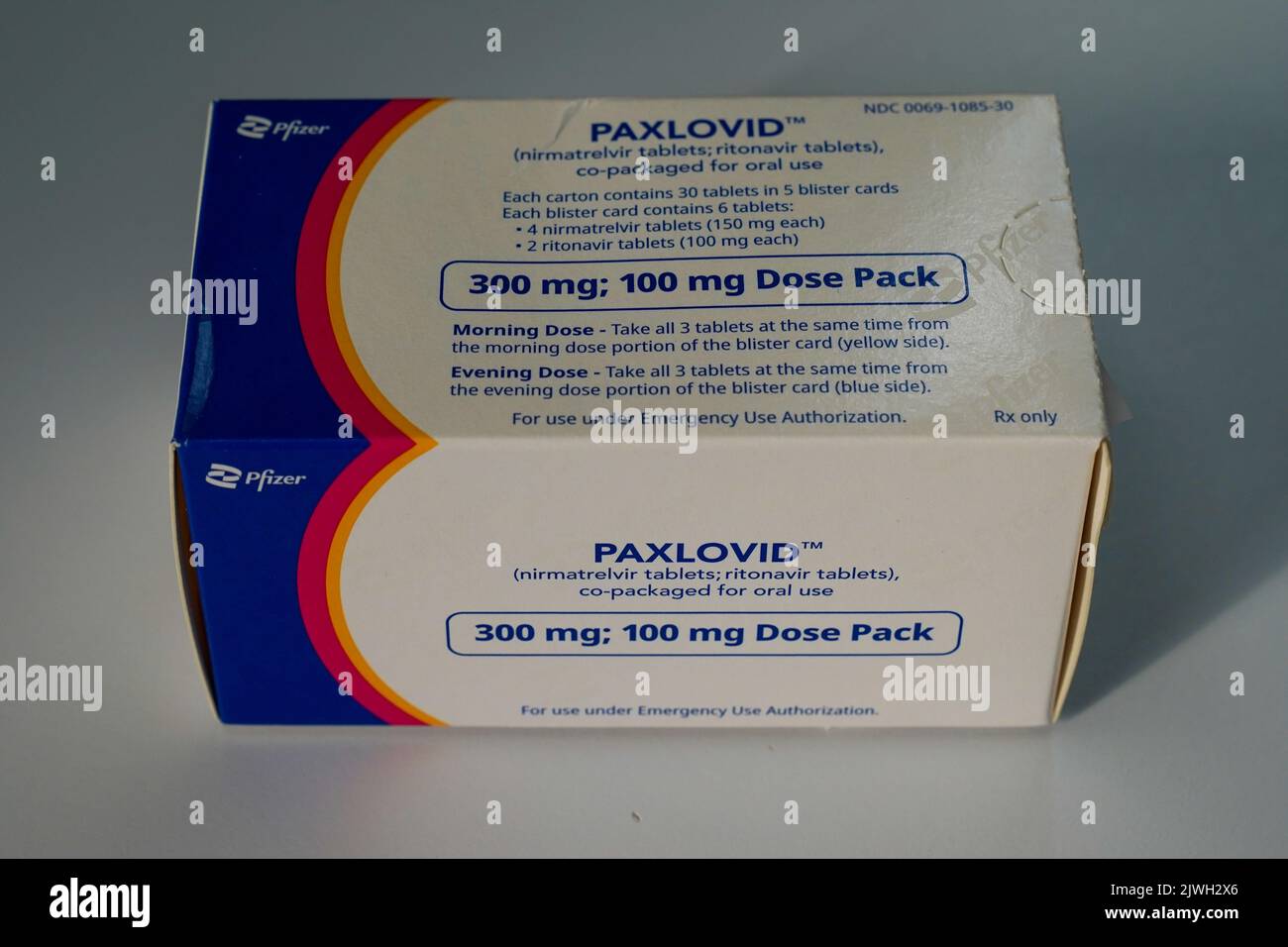 Antiviral medication PAXLOVID (nirmatrelvir tablets; ritonavir tablets ...