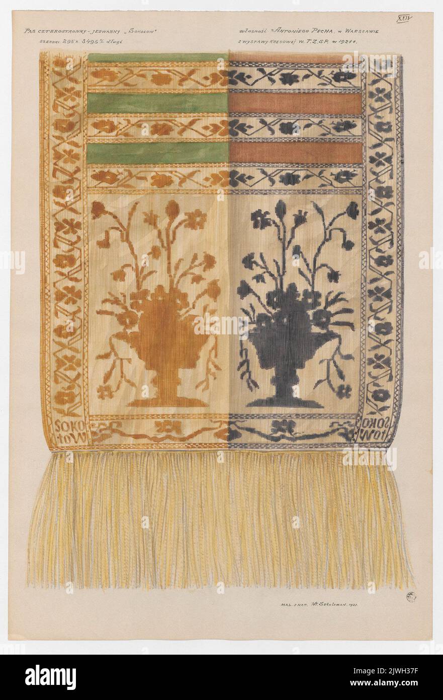 Kontush belt from the manufacturing facility in Sokołów, owned by ...