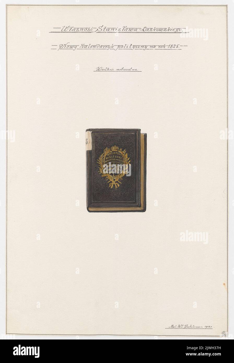 New political calendar for the year 1825, owned by Stanisław Laskowski ...