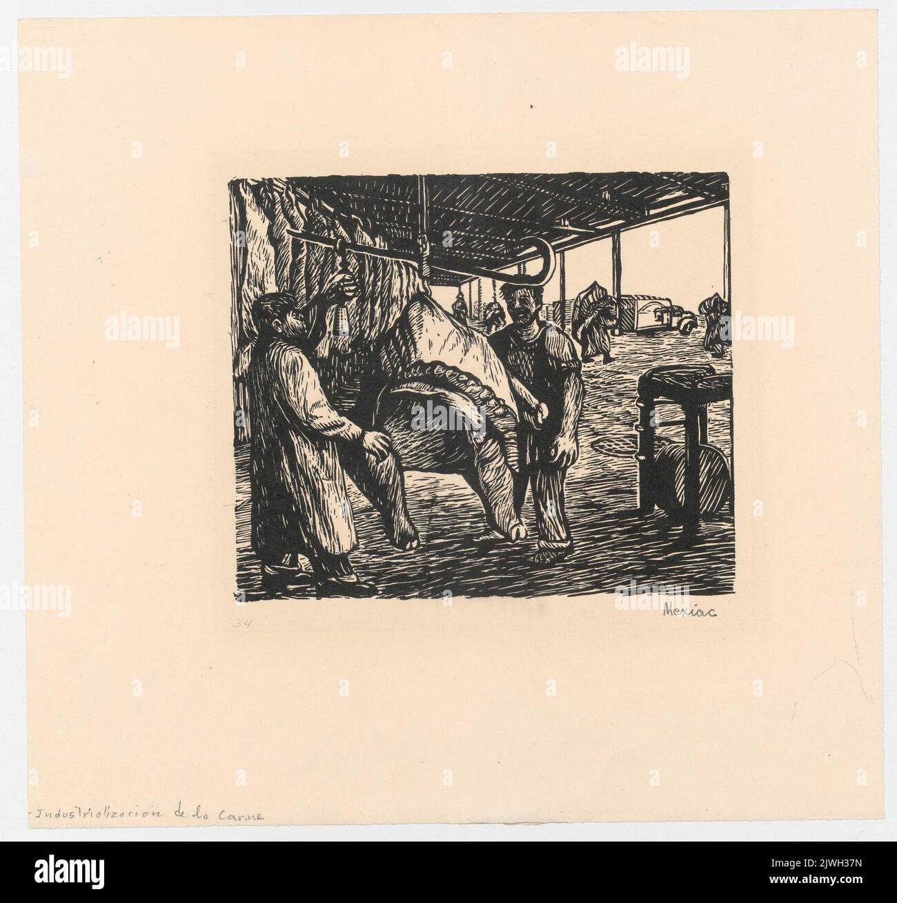 Slaughter house 19th century hi-res stock photography and images - Alamy