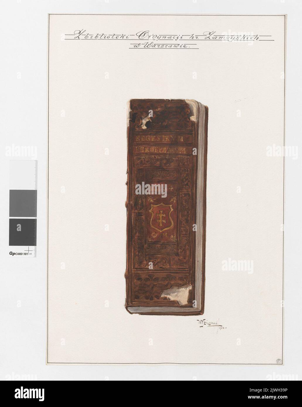 Binding of the book `Regestrum perceptarum Monasterii Miechoviensis ...