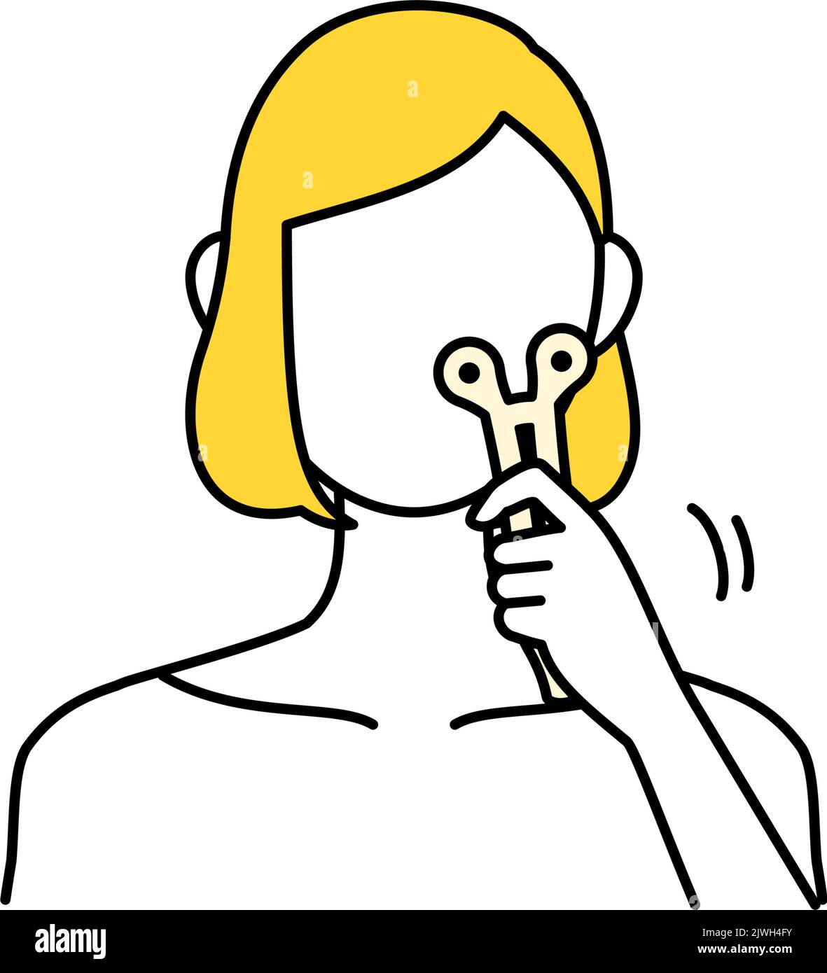 Beauty, image of women's skin care, women using facial rollers Stock ...