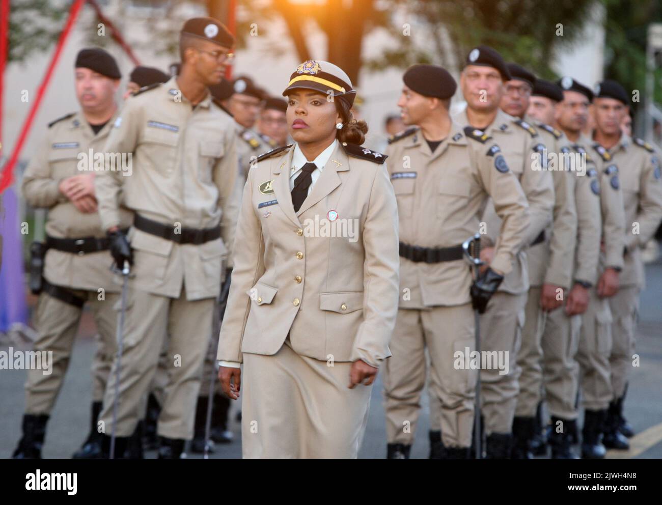 salvador, bahia, brazil - september 5, 2022: officers of the Bahia ...