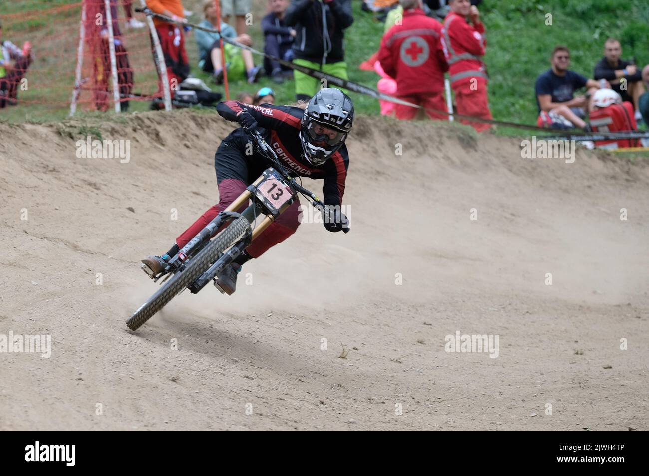Val Di Sole, Italy. 03rd Sep, 2022. Elite men and women downhill race ...