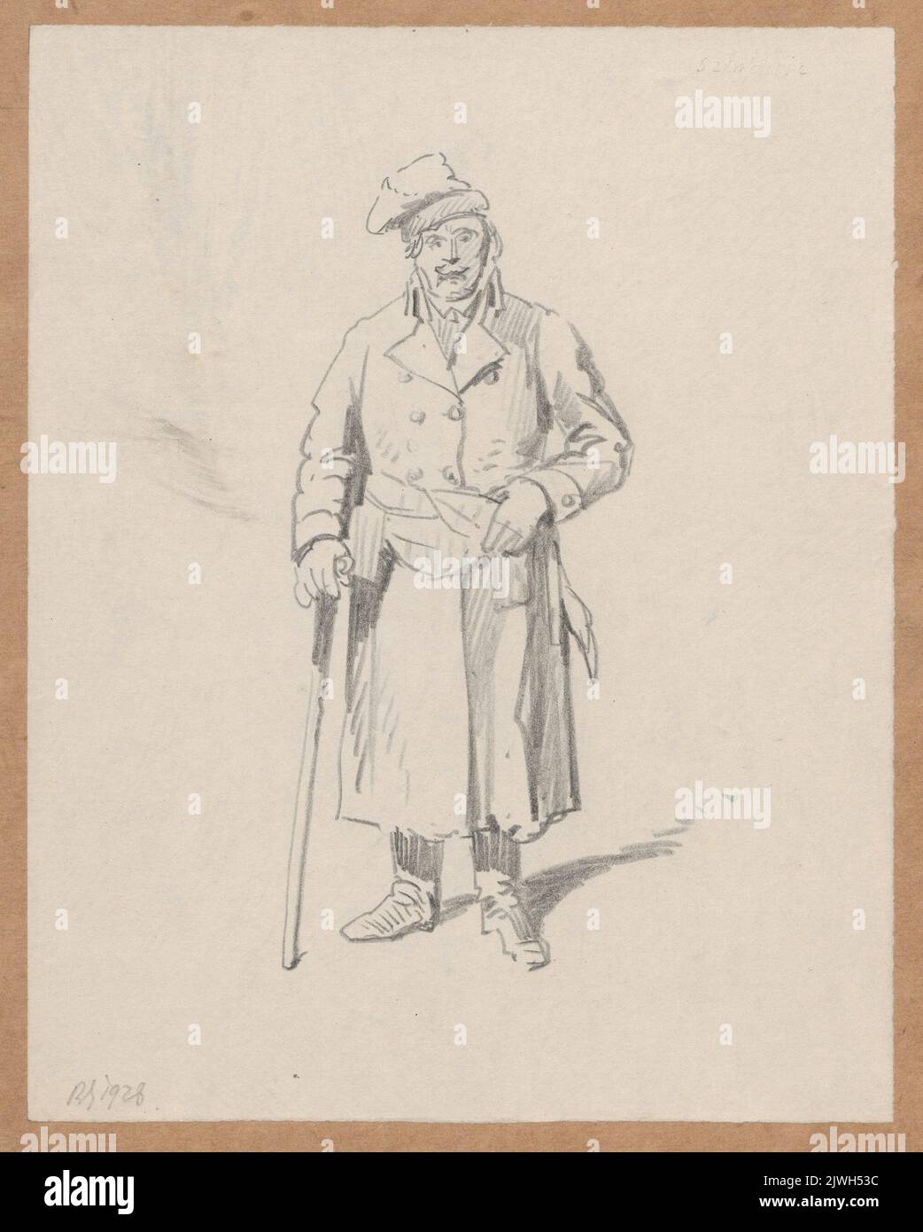 Design of the costume of a nobleman for the film 'Pan Tadeusz' [Master ...