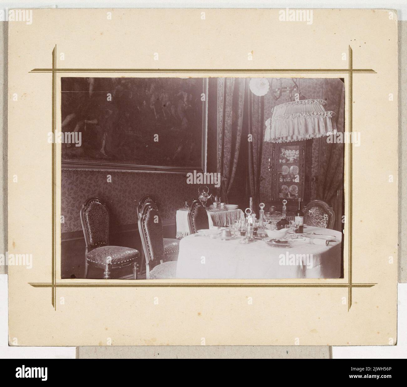 The villa of Henryk Siemiradzki in the via Gaeta in Rome – dining room ...