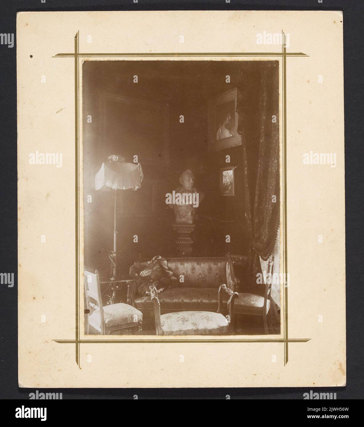 The villa of Henryk Siemiradzki in the via Gaeta in Rome - living room ...