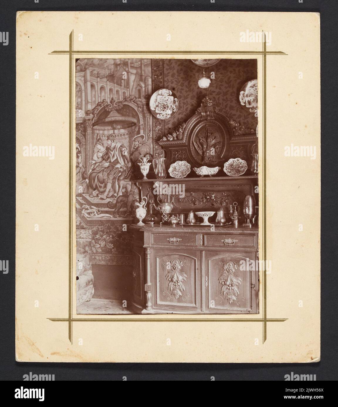 The villa of Henryk Siemiradzki in the via Gaeta in Rome – dining room ...