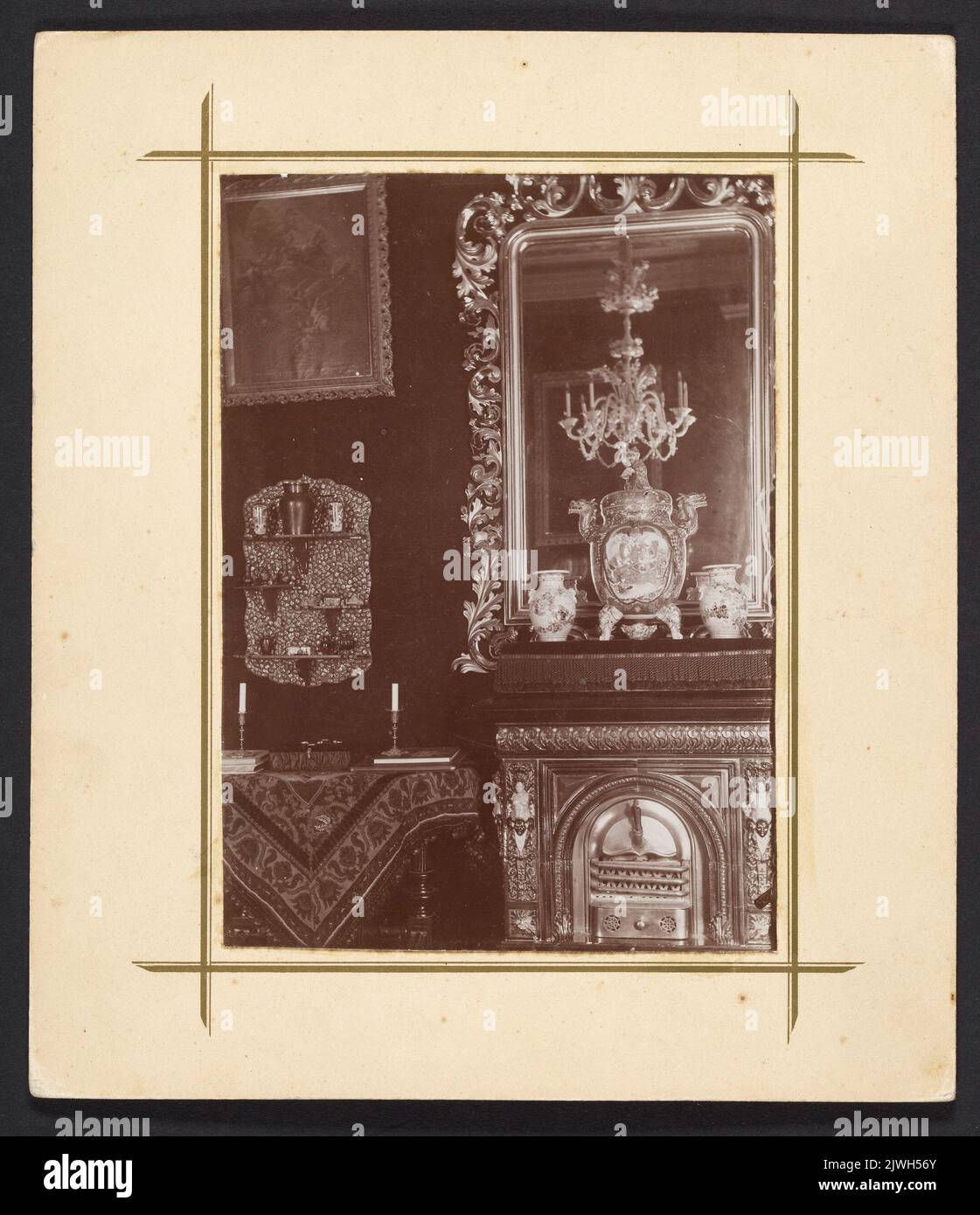 The villa of Henryk Siemiradzki in the via Gaeta in Rome – interior of ...