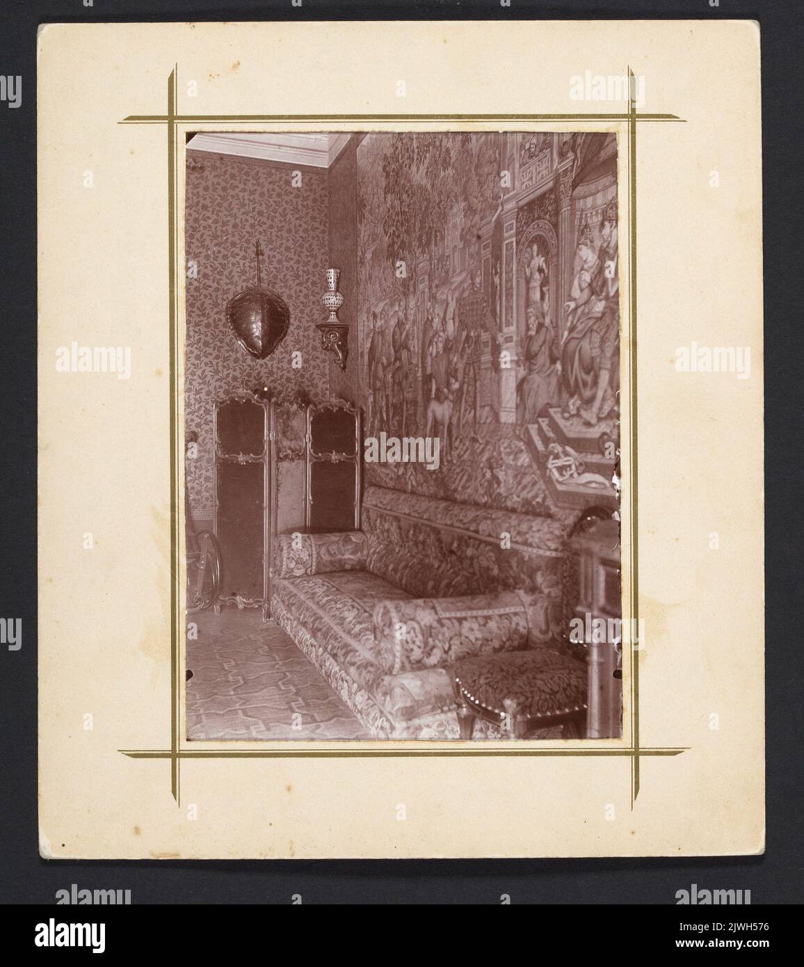 The villa of Henryk Siemiradzki in the via Gaeta in Rome – dining room ...