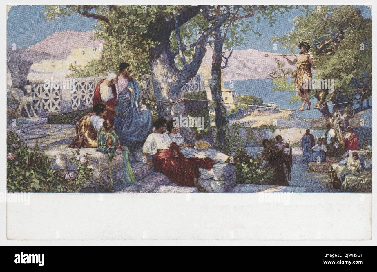 Henryk Siemiradzki (1843-1902), Tancerka na linie [Dancer on the Rope ...