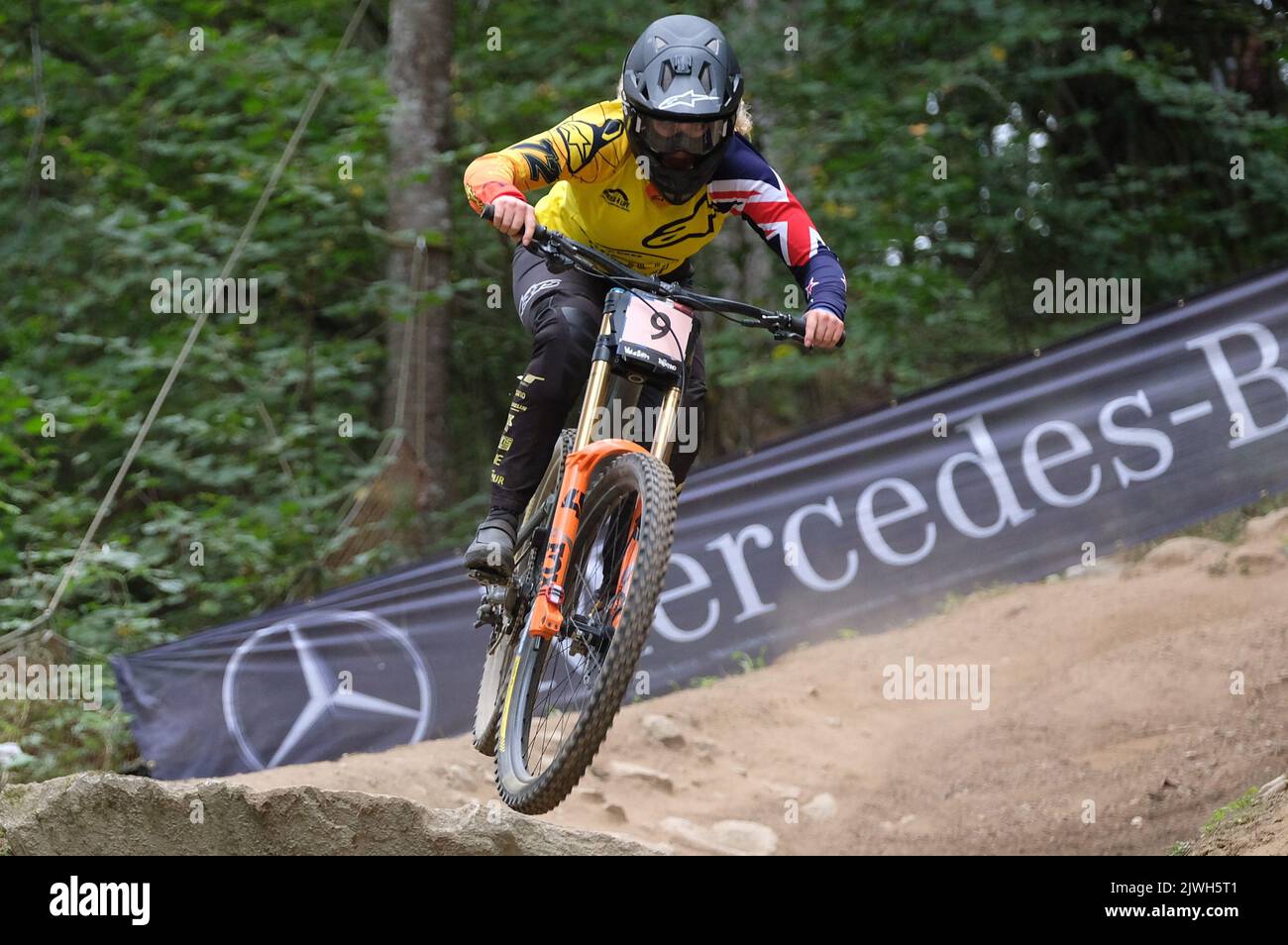 Val Di Sole, Italy. 03rd Sep, 2022. Elite men and women downhill race ...