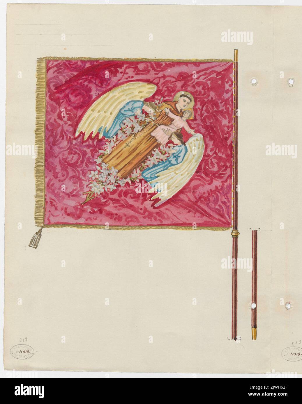 Heraldic flag of the association of confectioner principals of the Old ...