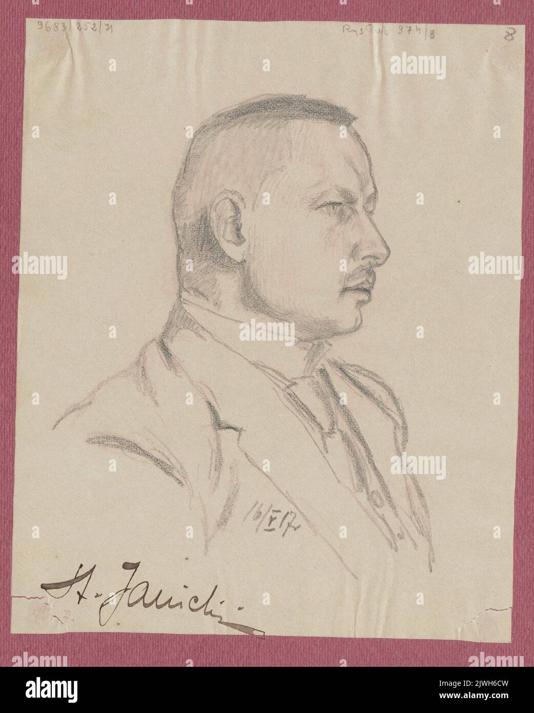 Portrait of Stanisław Janicki in the Album with portraits of members of ...