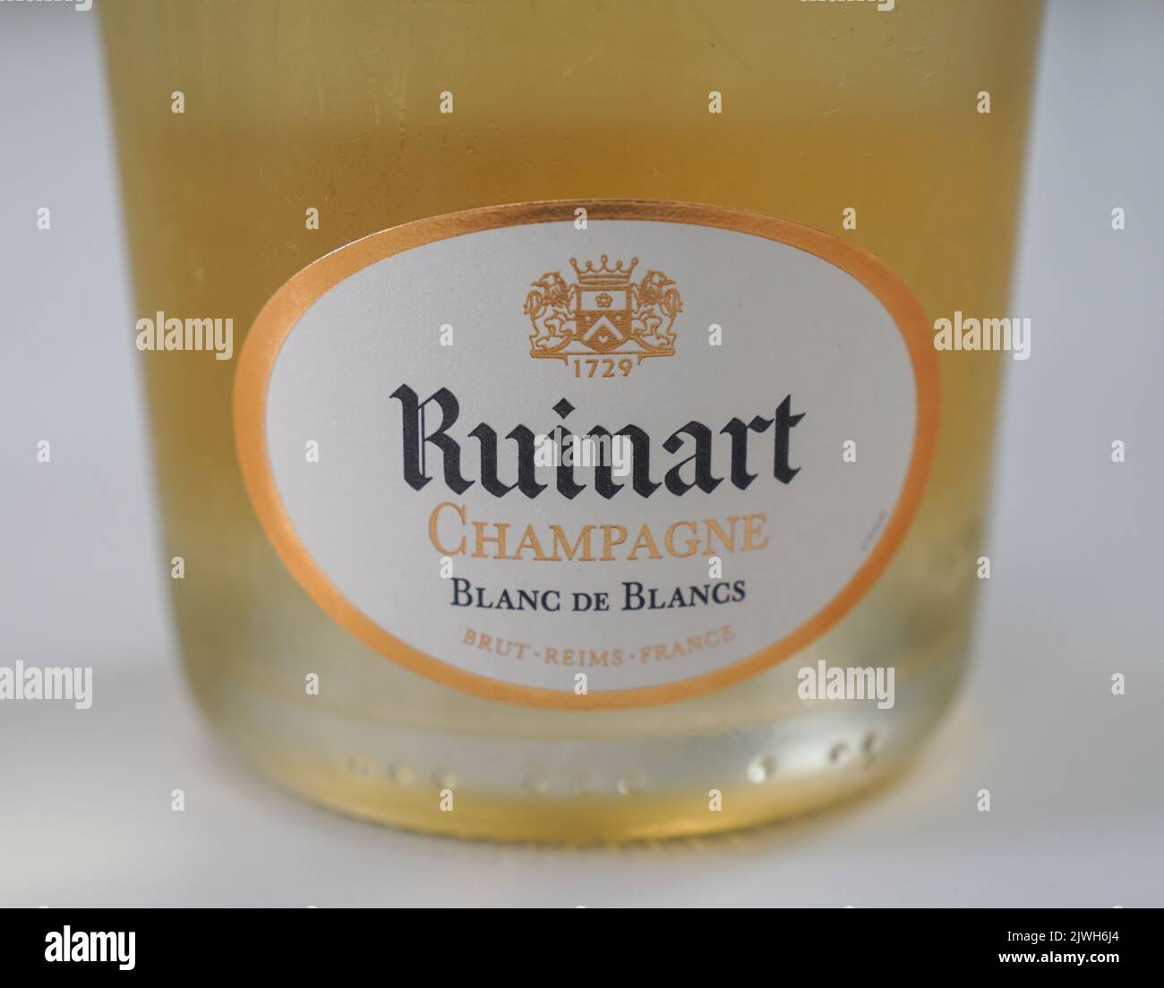 Ruinart Blanc de Blancs Champagne. Ruinart is the oldest established ...