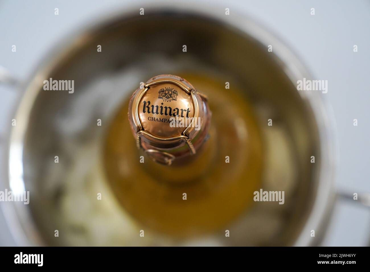 Ruinart Blanc de Blancs Champagne. Ruinart is the oldest established ...