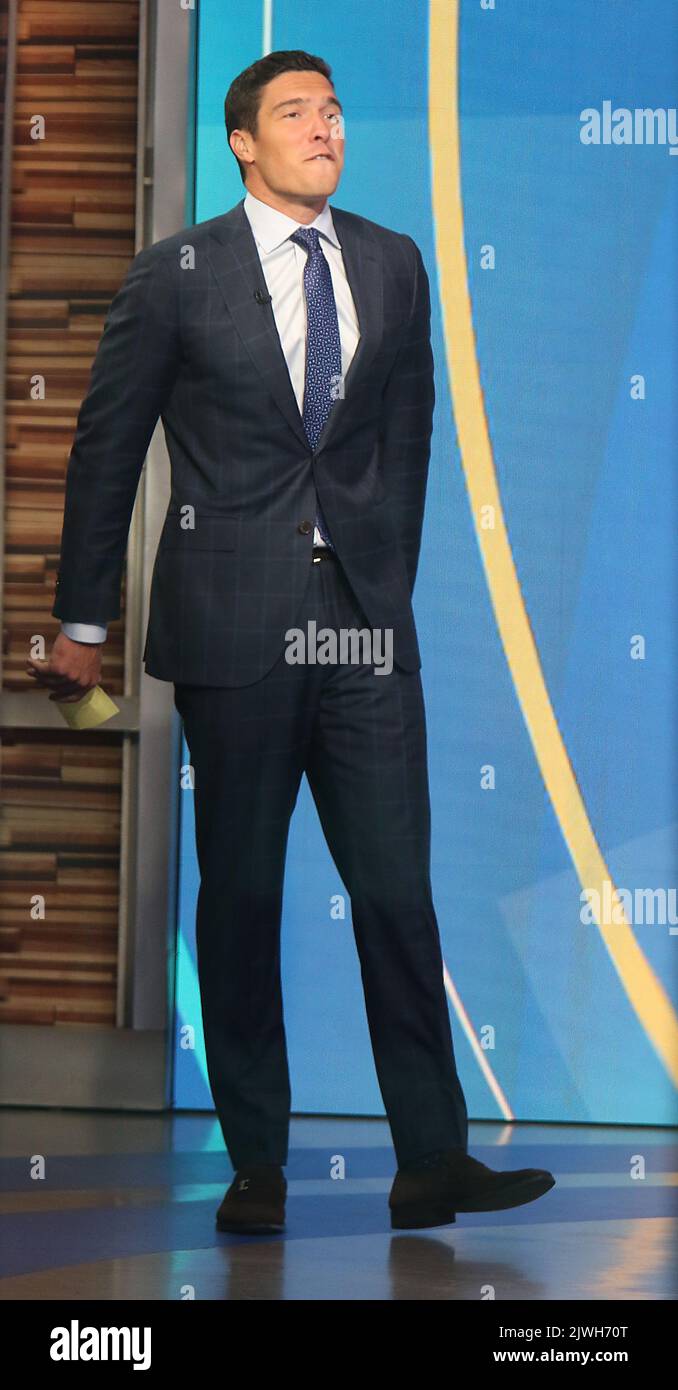 September 05, 2022 Will Reeves on the set of Good Morning America in ...