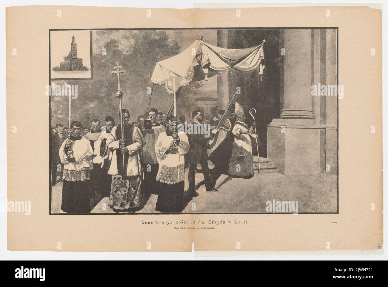 Reproduction of drawing: Władysław Podkowiński (1866-1895 ...